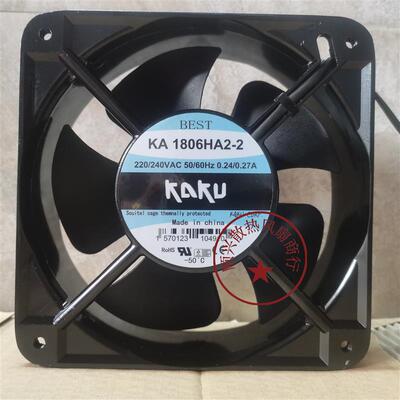 议价全新原装KAKU卡固KA1806HA2-2220V18060散热风扇0.24/0.27A