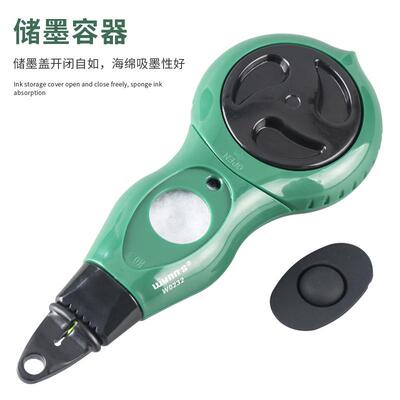 威力狮线 自动卷线斗32458 W0232便携式墨斗木工墨弹线器自动回不