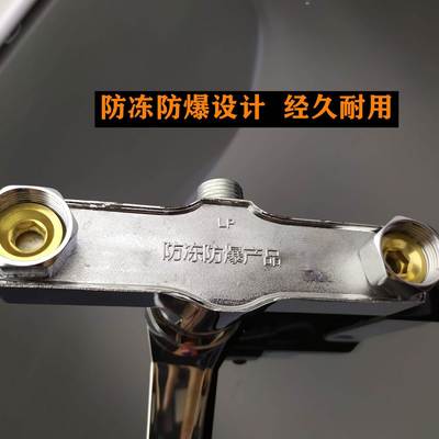 雅斯两联淋浴阀体浴室装花洒SCX暗体龙头冷热混水混阀简主易手喷