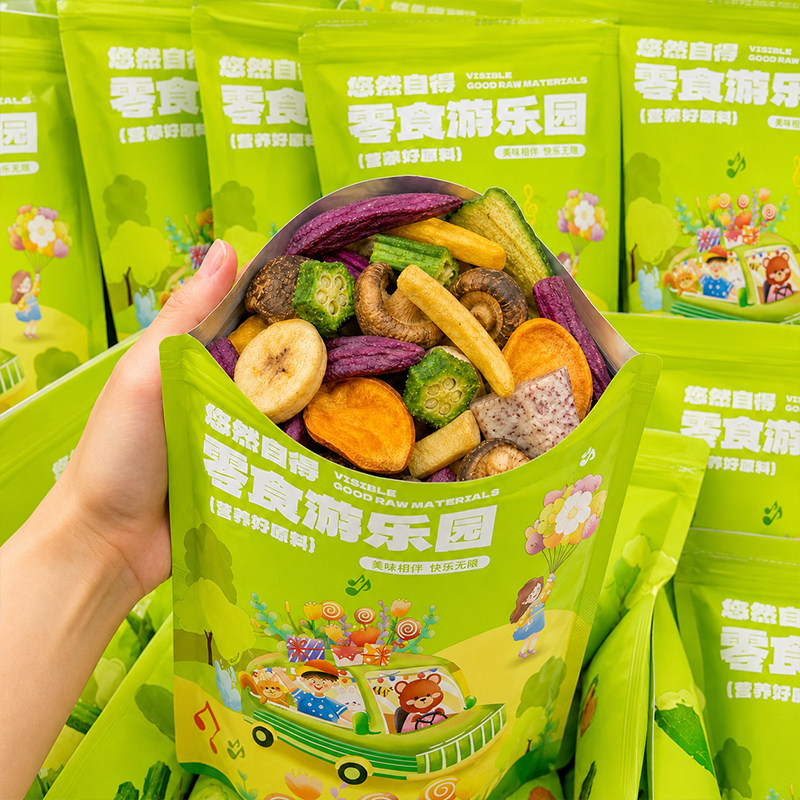 水果干果蔬脆蔬菜干混合香菇脆蔬果脱水原味冻干水果脆片儿童零食