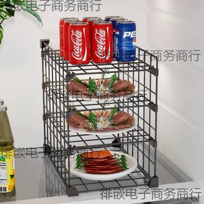 隔层物架KRM层架冷藏柜分层隔板置网收纳格菜层剩冰柜内部冰箱分