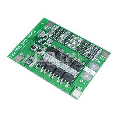 3串12V18650锂电池充放电保护板 11.1V12.6V过充过放25A40A均衡充