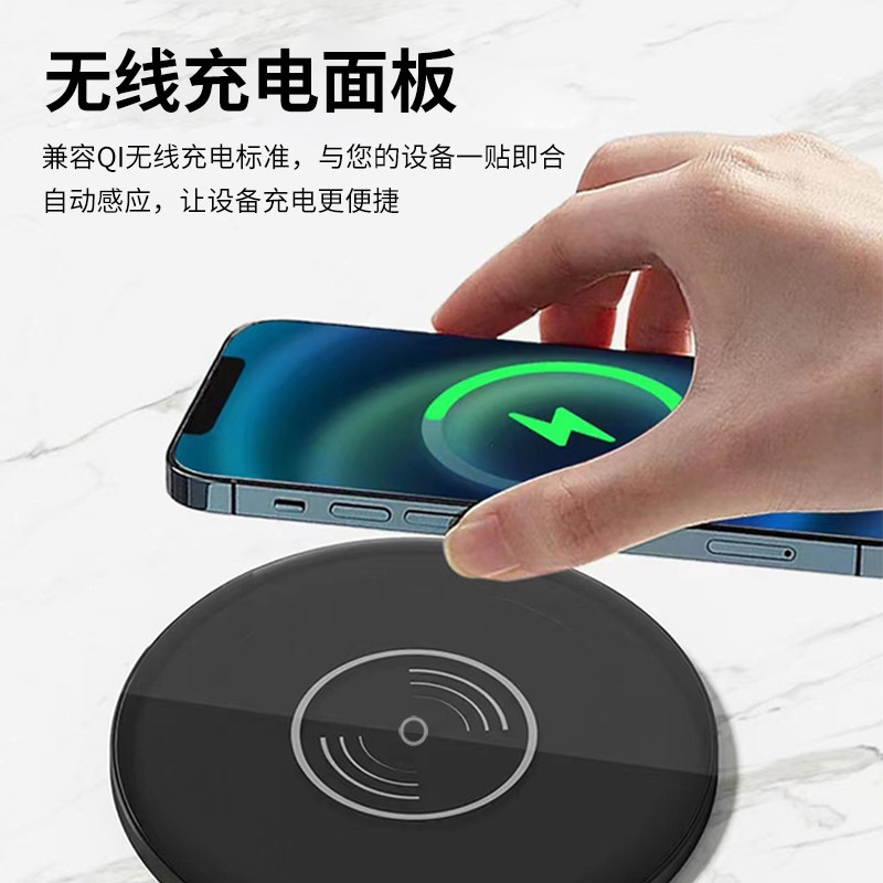 优耐美智能气动升降插座隐藏式厨房专用嵌入式岛台桌面开关插座