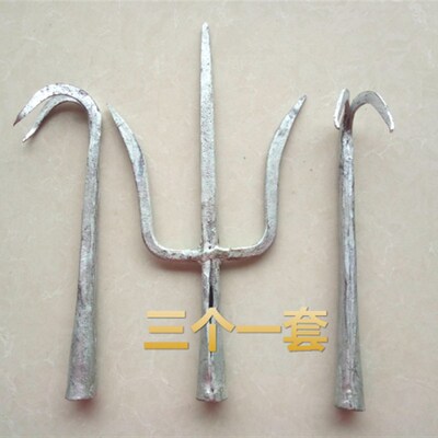 道家用品 叉勾 道士法坛用品  道家 铁叉勾 万法宗坛法架配件