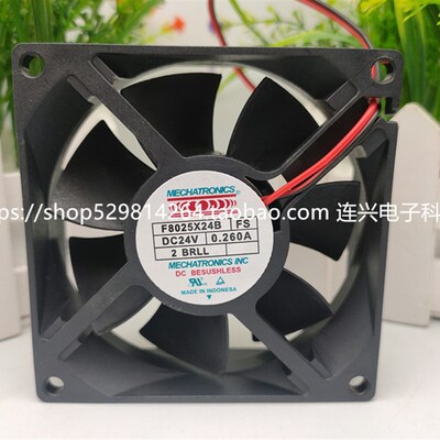 全新韩国8CM 8025 24V 0.26A F8025X24B1 FS 变频器散热风扇
