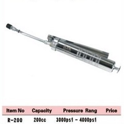 原装正品台湾力高 200cc 高压黄油枪 配原装硬管 R-200