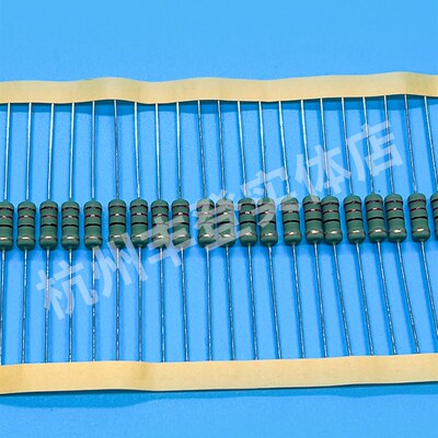 MO1WS 2WS 3WS金属氧化膜电阻82R 100R 120R 150R欧姆 铜脚绿漆5%
