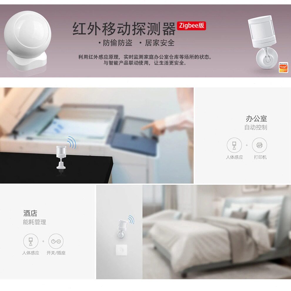 直销涂鸦智能家居控制系统 全屋安防套装 ZIGBEE系统防盗报警器系