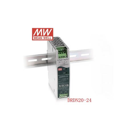 明纬开关电源DRDN20/40-12/24/48V导轨DIN安装冗余控制模块40/20A