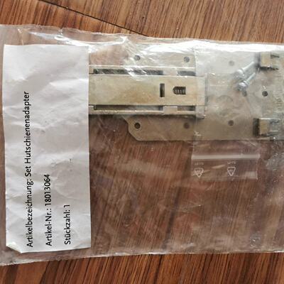 【询价】Set huts schienen adapter   18