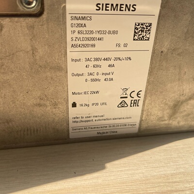 西门子变频器22KW6SL32201YD320UB0-议价