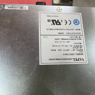 华为S8500H3C9500系列1200W直流电源NEPS议价