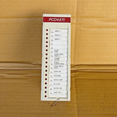 SAIA PCD4E11 DIGITAL MODULE VERSION A PCD4.E110