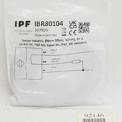 议价Ipf Electroc Sensor Induktiv Ibr80104  Neu Ovp适用