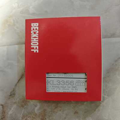 咨询-倍福KL3356，1路模拟量输入，0到12V/0到25mV，