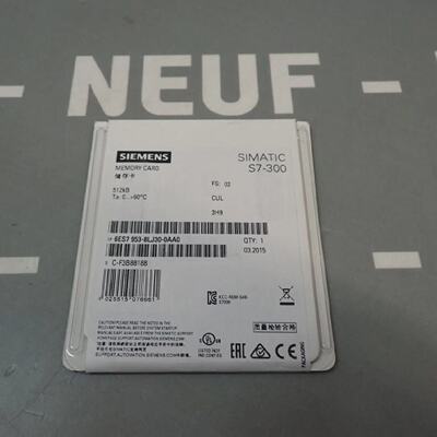6ES79538LJ300AA0  SIEMENS  6ES79538LJ300AA0  Carte mmoire 51