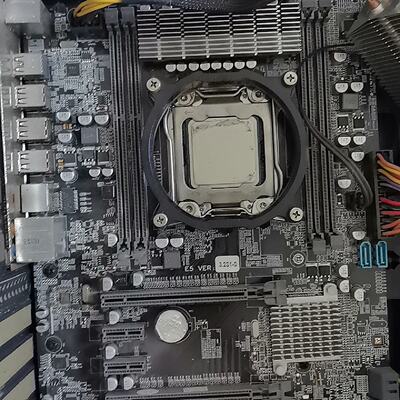 【议价】x79主板套装CPU：e5 2600v2，6铜管散热器，金河
