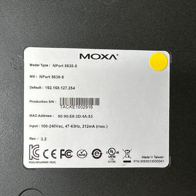 MOXA摩莎NPort56308串口服务器8口RS