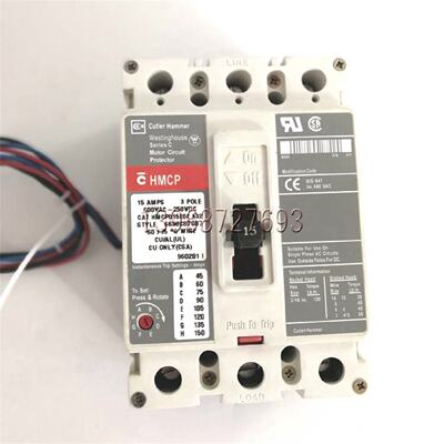 议价CutlerHammer塑壳断路器HMCP015EOCA02HMCP015EOC