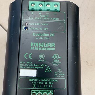 【询价】MURR穆尔MURR   85002  开关电源适用