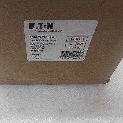 EATON WHEELOCK SPEKER STROBE E70A24MCCNW