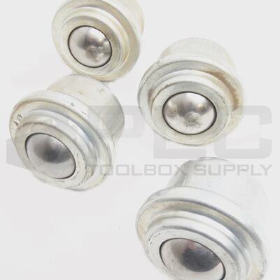 LOT OF 4 15SMC STUD BALL TRANSFER UNIT APPROX BALL DIAMETER