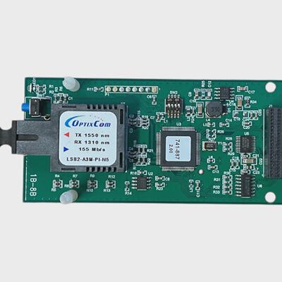 Simplex 41909851 4120 SML Duplex Fiber Media Card PN 0743202