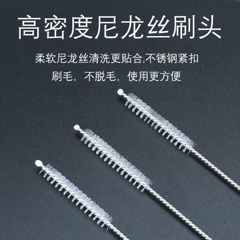 奶嘴刷奶瓶刷婴儿吸管刷宝宝婴儿用清洗刷带刷头儿童清洁奶瓶刷子