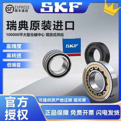 SKF进口圆柱滚子轴承 NU/NJ312 313 314 315 316 317 318 ECP/ECM
