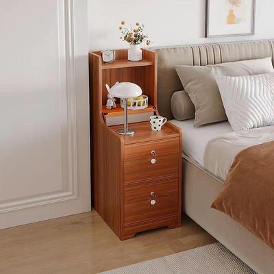 床头柜带缝锁窄卧F5M77758小型柜床室边柜夹迷你小柜子简易床头收