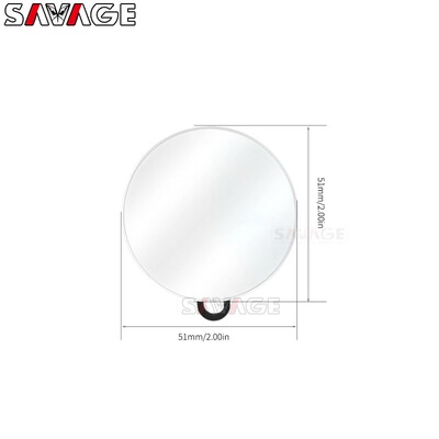 适用春风675NK 25年改装件后视镜圆镜摩托车辅助镜左右后视镜配件