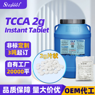 OEM TCCA 2g Instant Tablet Villa Pool Disinfectant Tablets