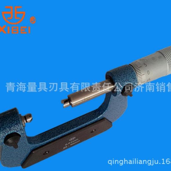 青海量具刃具螺纹千分尺0-25mm(直进式)螺旋测微器千分卡尺分厘