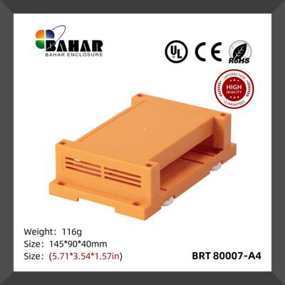 继电器开关外壳电器端子盒哈尔壳体导轨式外壳PLC工控盒BRT80007