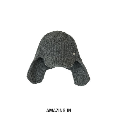 AMAZING IN | 羊毛 | 氛围感保暖护耳针织帽A251102-AI5ADHT6115A