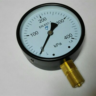 y100 0400kpa 直径100mm 径向 压力测量仪表 螺纹m20x15