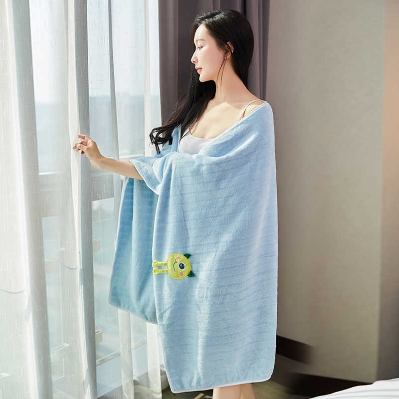 浴巾家用比全棉吸水2022新款女大人毛巾夏天洗澡浴巾男款裹巾