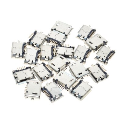 全铜 MicroUSB插座 MK5P 麦克5P MINIUSB Micro USB母座 5脚贴片