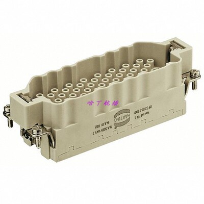 HARTING重载连接器  09320643001 64针公芯 HAN EE 16A 哈丁浩亭