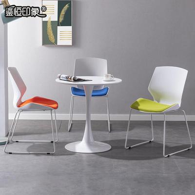 室椅子办公椅金属弓形833椅会议电脑椅鎏象恒印品牌椅洽谈接待椅