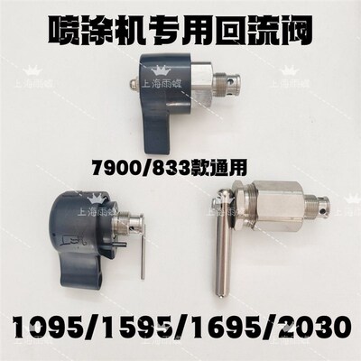 高压无气喷涂700/995/998/1695/1095不锈钢回流阀泄压阀固涂宝