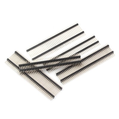 双层排针 单排2.54mm双排2*40p 1x40pin 双塑排针 针长21/23/30mm