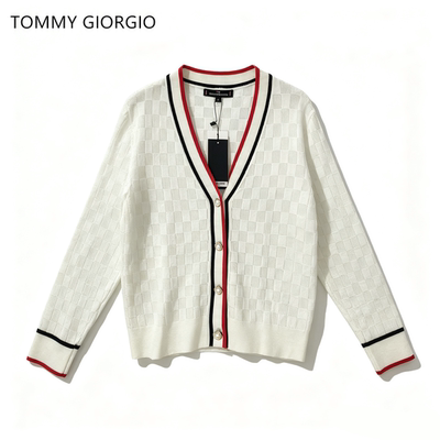 【芳芳力荐】【Tommy Giorgio】女式英伦薄款针织衫7003