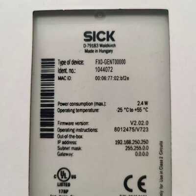 西克安全继电器FX0-GENT00000订货号1044072询价