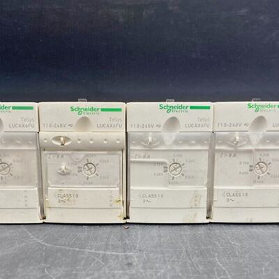LOT OF 6 SCHNEIDER ELECTRIC LUCAX6FU 110240V CONTROL UNIT