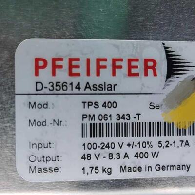 议价D35614Asslar普发PFEIFFER电源TPS400