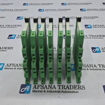 LOT OF 7X PHOENIX CONTACT PLCBSC24DC21 RELAY BASE 2966016 24