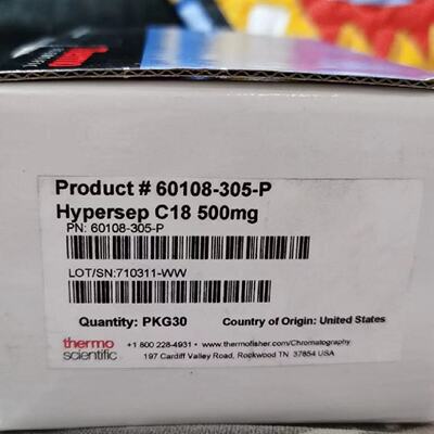 议价Thermo Scientific_60108-305-P_HyperSep C18 小柱_6 mL