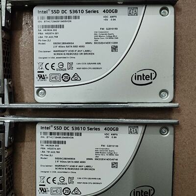 9.5新intel英特尔S3610 400G固态硬盘，公司闲议价