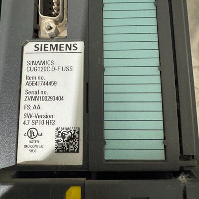 议价--西门子G120C变频器CU单元CUG120C D- F US